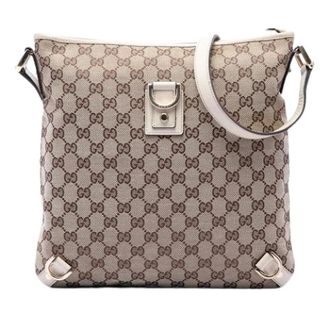 Gucci Sac bandouli&egrave;re Abbey Pre-owned - Femme - Pre-owned - Beige - Taille: ONE Size
