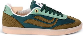 Genesis Herren vegan Sneaker G Volley Mesh Bernstein Gr&uuml;n Petrol