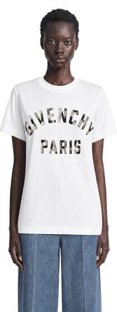 Givenchy Embroidered Logo Cotton T-shirt
