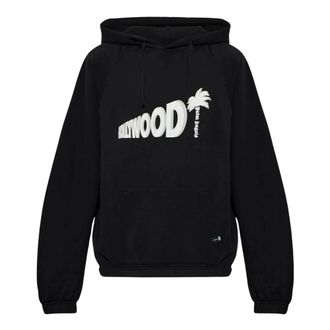 Palm Angels SweaT-shirt &agrave; capuche Sunset Blvd Palm Loose - Homme - Sweatshirts et sweats &agrave; capuche - Noir - Taille: M