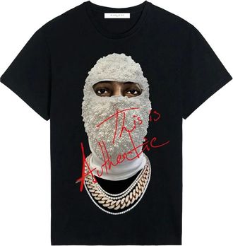 Ih Nom Uh Nit IH NOM UH Nit, Homme, Tops, Noir, Taille: 2XL This Is Authentic Mask T-Shirt