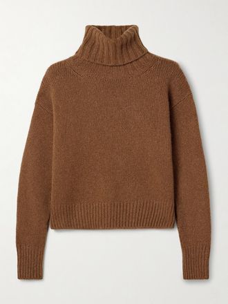 Suzie Kondi Tirana Rollkragenpullover Aus Kaschmir - Braun