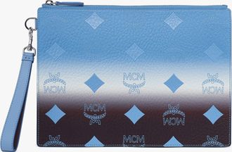 MCM Aren Pouch mit Handgelenksband in Gradation Visetos
