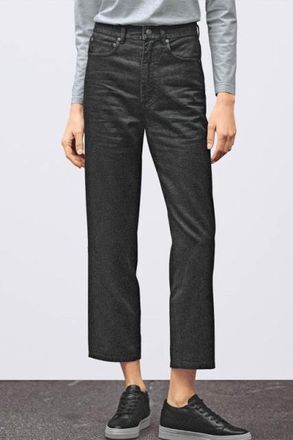 Hempage Hempage Damen vegan Jeans Black Denim Schwarz