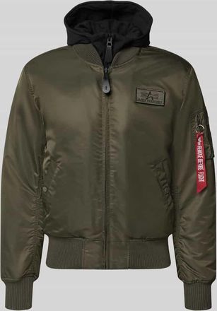 Alpha Industries Bomberjacke mit Rei&szlig;verschlusstasche am &Auml;rmel