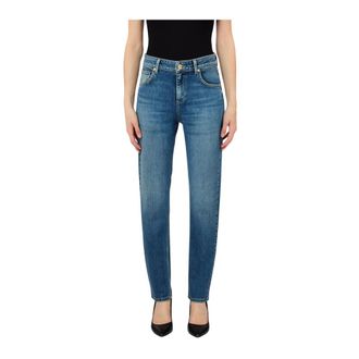 Liu Jo Schmal geschnittene High-Rise-Jeans - - Jeans - Damen - Blau - W26