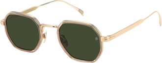 David Beckham Unisex Db 1097/s Sonnenbrille, 763/QT Gold MUD, 49