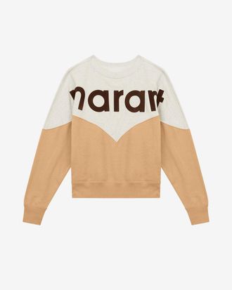 Isabel Marant Sweatshirt Houston - Femme - Ecru/camel - Taille 34 - Marant &Eacute;toile