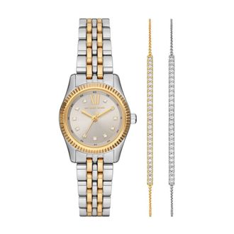 Michael Kors &Eacute;l&eacute;gant Ensemble Cadeau Lexington Argent - Femme - Accessoires - Multicolore - Taille: ONE Size