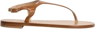 Emanuela Caruso Capri Femme, Chaussures, Brun, Taille: 39 EU Capri Thong Sandal