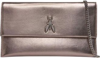 Patrizia Pepe Femme, Sacs, Gris, Taille: ONE Size Envelope Clutch