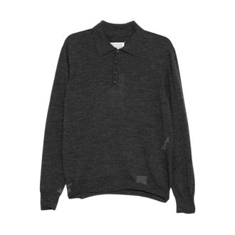 Maison Margiela Patchwork-Polohemd - - Tops - Herren - Grau - L
