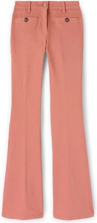 Motivi Femme, Pantalons, Rose, Taille: 42 FR Pantalon &Eacute;vas&eacute; en Drill de Coton