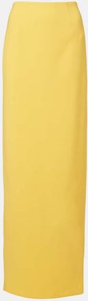 Carolina Herrera Maxirock aus einem Wollgemisch