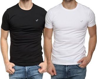 Kaporal Coffret de 2 t-Shirts blans et Noir - Rift - XL - Blanc