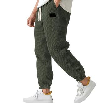 Generic Pantalon sarouel pour homme, confort en plein air, taille &eacute;lastique, pantalon de loisirs, pantalon de sport avec poches de cordon de serrage, pantalon