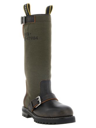 Fendi Commando Boot - Olive