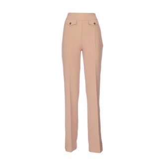 Nenette Femme, Pantalons, Rose, Taille: 44 FR Pantalone a zampa in cady