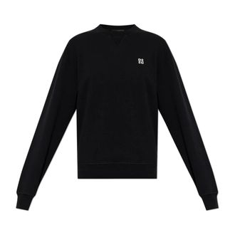 Dsquared2 Sweatshirt mit Logo-Applikation - - Sweatshirts & Hoodies - Damen - Schwarzk - S