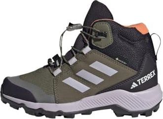 adidas Mixte Terrex Mid Gore-TEX Hiking Shoes Chaussures de randonn&eacute;e, Olive Strata/Silver Dawn/Amber, 39 1/3 EU