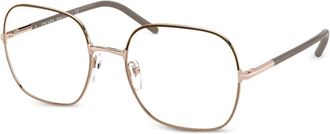 Prada lunettes de vue à monture carrée - Or