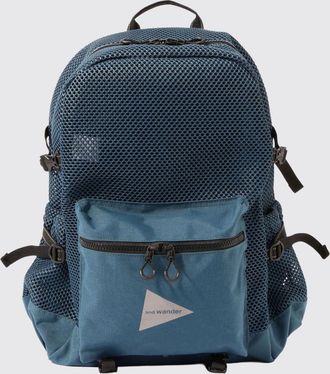 And Wander Sac &agrave; Dos AND WANDER Homme couleur Bleu