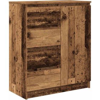 vidaXL Vidaxl - Buffet avec tiroirs vieux bois 71x35x84 cm bois dingénierie