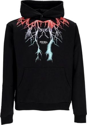 Phobia Archive Homme, Sweatshirts et sweats &agrave; capuche, Noir, Taille: S SweaT-shirt de surv&ecirc;tement l&eacute;ger &agrave; manches longues