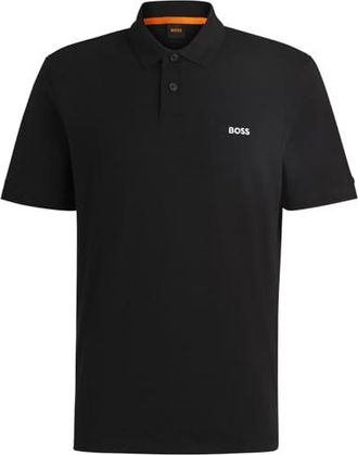 BOSS PE_Interlock, Polo Homme, Black1
