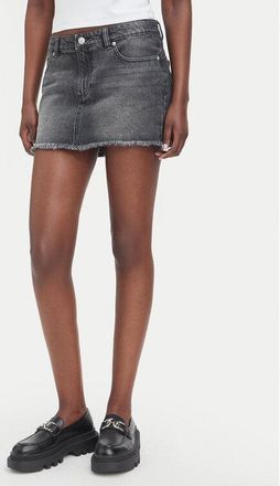 Juicy Couture Jeansrock JCDGS126958 Grau Regular Fit