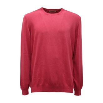 La Fileria Rundhals-Strickware - - Knitwear - Herren - Rosa - 2XL