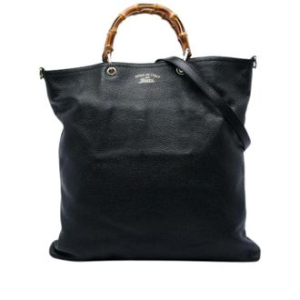 Gucci Pre-owned Bamboo Handle Satchel - - Pre-owned - Damen - Schwarzk - ONE SIZE