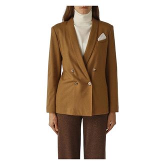 Nenette Femme, Vestes, Brun, Taille: 42 FR Brandon Blazer