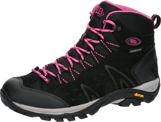 Brütting Mount Bona High Unisex Erwachsene Trekking- & Wanderstiefel 221080, Schwarz Rosa,38 EU