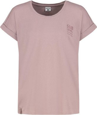 Sublevel T-Shirt Modernes Kurzarmdesign mit subtilen Details (1-tlg) D12041M02794A_T-shirts