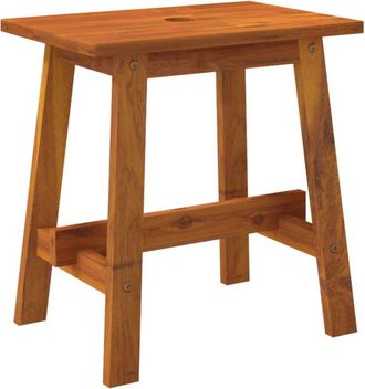Les Tendances Tabouret 45x29x45 Rectangulaire Bois dacacia solide