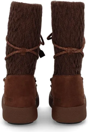 Moon Boot Wool Blend Boot - Brown
