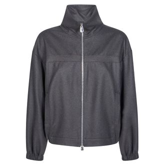 Pinko Barbaforte Bomber Flanella - - Jackets - Damen - Braun - S