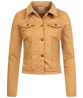 Rock Creek Damen Jeans Jacke &Uuml;bergangs Jacke Denim Blouson Stretch Kurz Classic Jeansjacken Urban Stonewash D-401 Beige XXXL