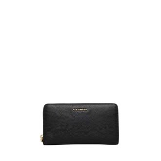 Coccinelle Grand portefeuille en cuir - Femme - Accessoires - Noir - Taille: ONE Size