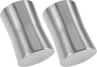 Cabilock 2 Stück Edelstahl Mundspülbecher Langlebig und Unzerbrechlich Kompakter Trinkbecher für Badezimmer und Reisen für Rostfrei und Tragbar