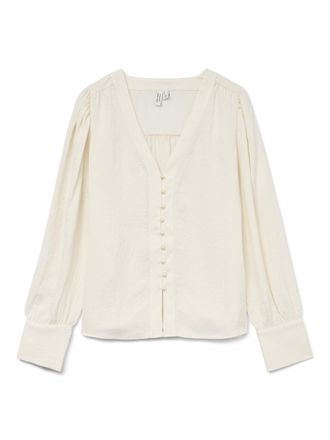 Vero Moda Vmfasana L/S V-Neck Shirt WVN Btq Ga
