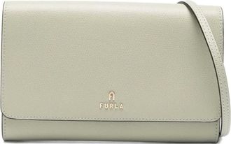 Furla mini pochette Amy en cuir - Vert