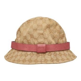 Gucci Pre-owned GG Canvas Bucket Hat - - Pre-owned - Damen - Beige - ONE SIZE