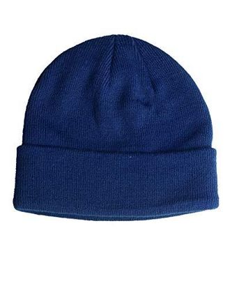 Mil-Tec Homme Acrylique Maille Fine Bonnet, Bleu, Taille unique EU