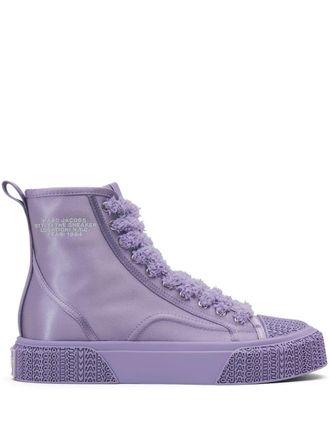 Marc Jacobs baskets montantes The Satin High Top - Violet