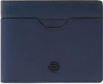 Piquadro Homme, Accessoires, Bleu, Taille: ONE Size Portefeuille avec fen&ecirc;tre didentification rabattable