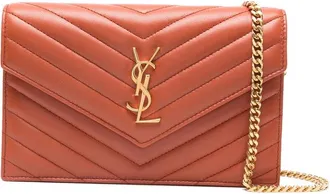 Saint Laurent Chevron Cross Body Bag