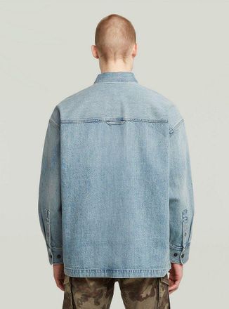 G-Star Langarmshirt Boxy Fit Overshirt