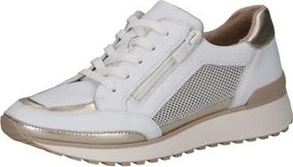 Caprice Femme Damen 9-23701-44 Basket, White/Lt Gold, 41 EU